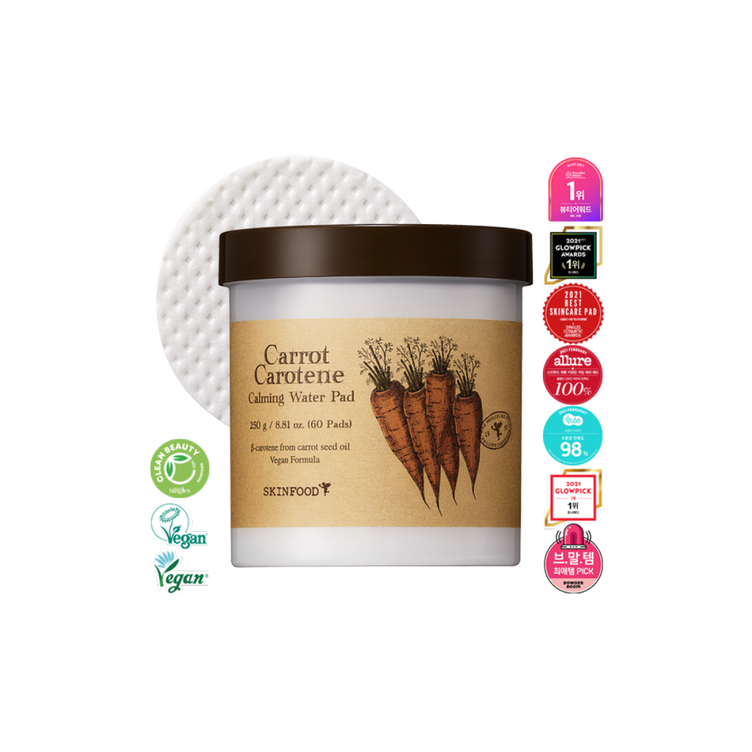 SKINFOOD 胡蘿蔔鎮靜爽膚棉片