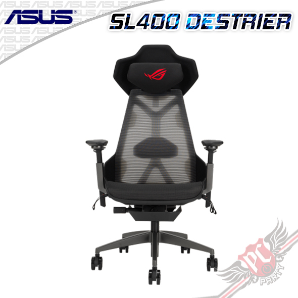 PC PARTY 華碩 ASUS ROG SL400 DESTRIER 人體工學椅