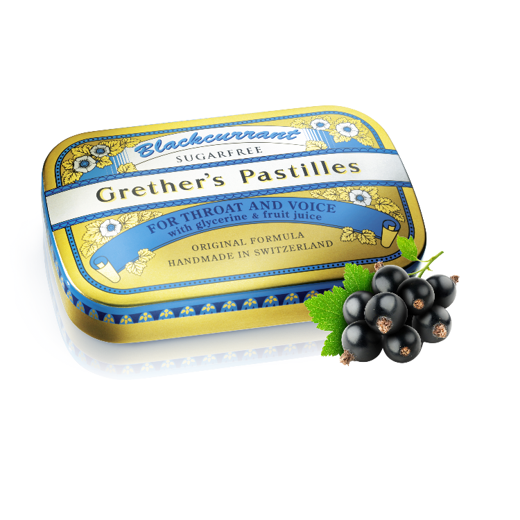 Grether's Pastilles Blackcurrant Sugarfree 60g