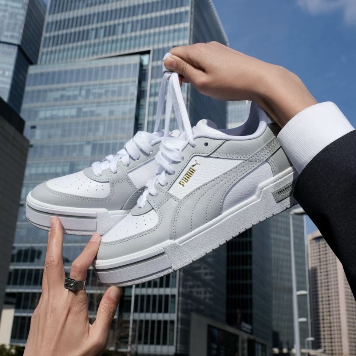 Puma Ca Pro Classic 厚底 增高 小Dior 配色 Puma 灰色DUNK 配色 顯腿長