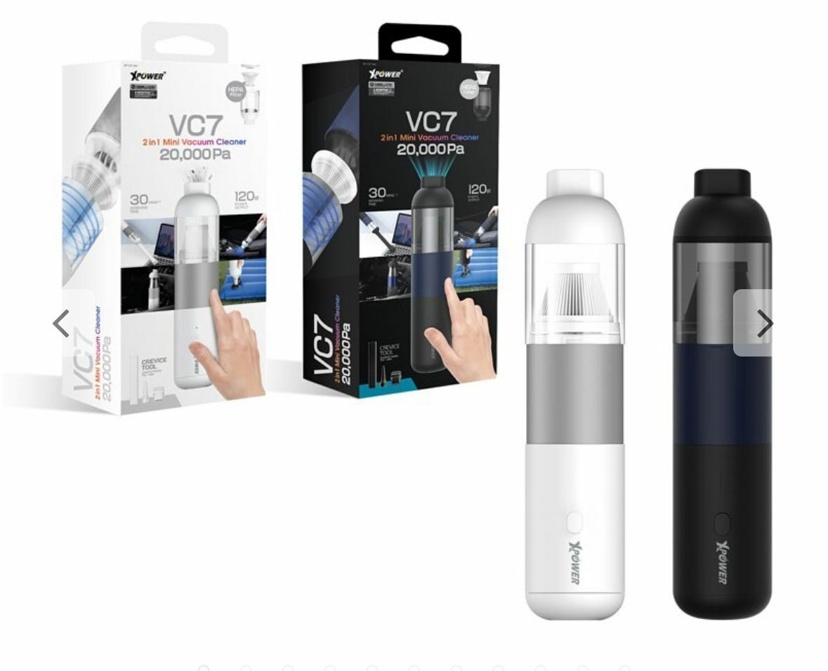 XPower VC7 2合1 迷你無線充電吸塵機