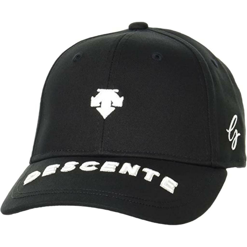 【💥日本直送】DESCENTE cap帽 鴨舌帽 高爾夫 帽子 黑色