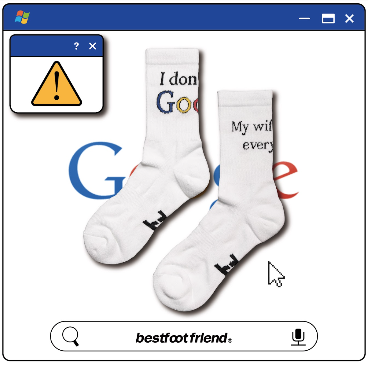 BFF GOOGLE SOCK SOCKS