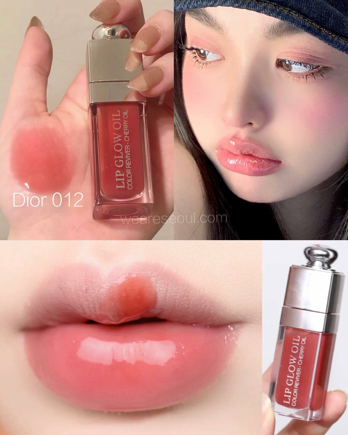 蜜桃淡奶玻璃嘴 🍑 《 Dior -012 rosewood 變色潤唇油 》weareseoul.com