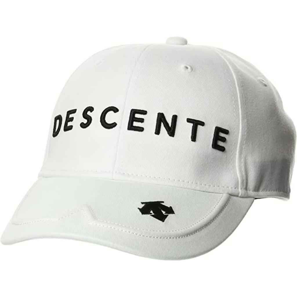 【💥日本直送】DESCENTE cap帽 鴨舌帽 帽子 白色