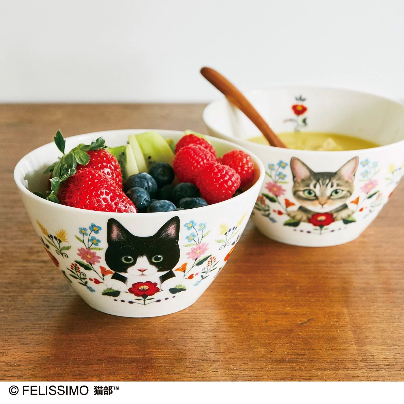 [代購] Felissimo 貓部 花與小貓餐碟