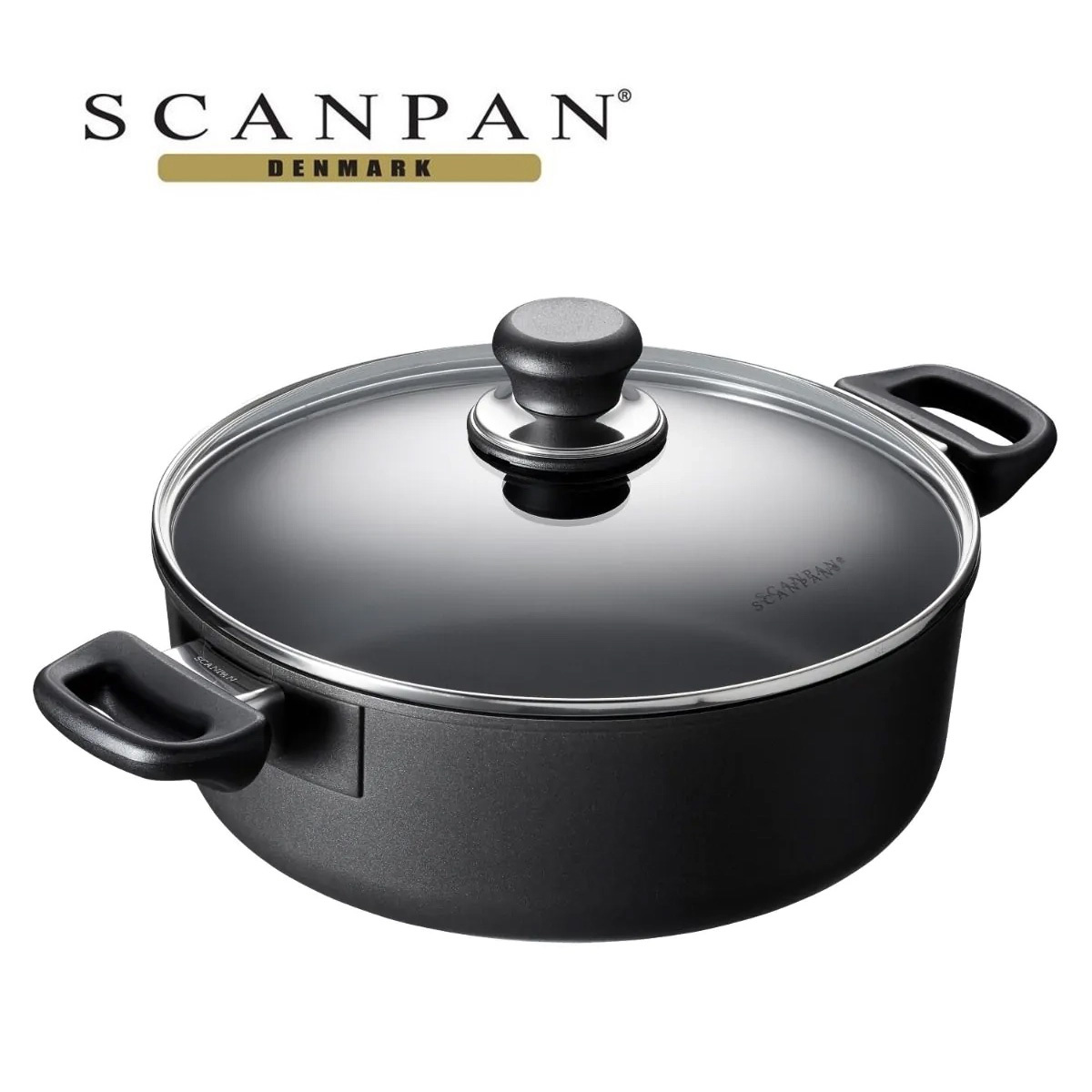 SCANPAN -Classic系列 26cm 4L 鋁質雙耳煲連蓋 -26201200