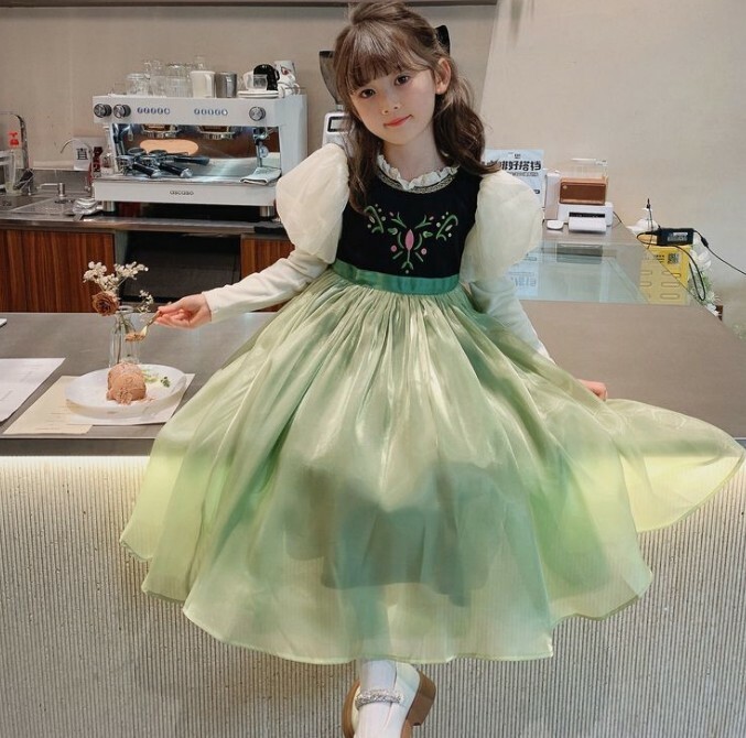 女童公主連身裙E0193