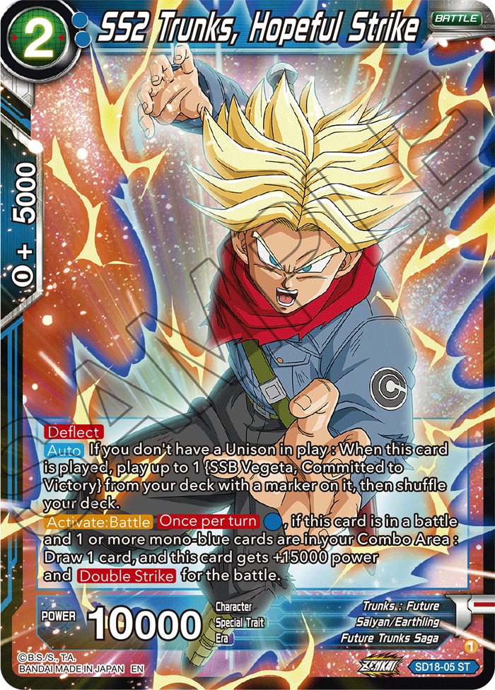 SD18-05 SS2 Trunks, Hopeful Strike