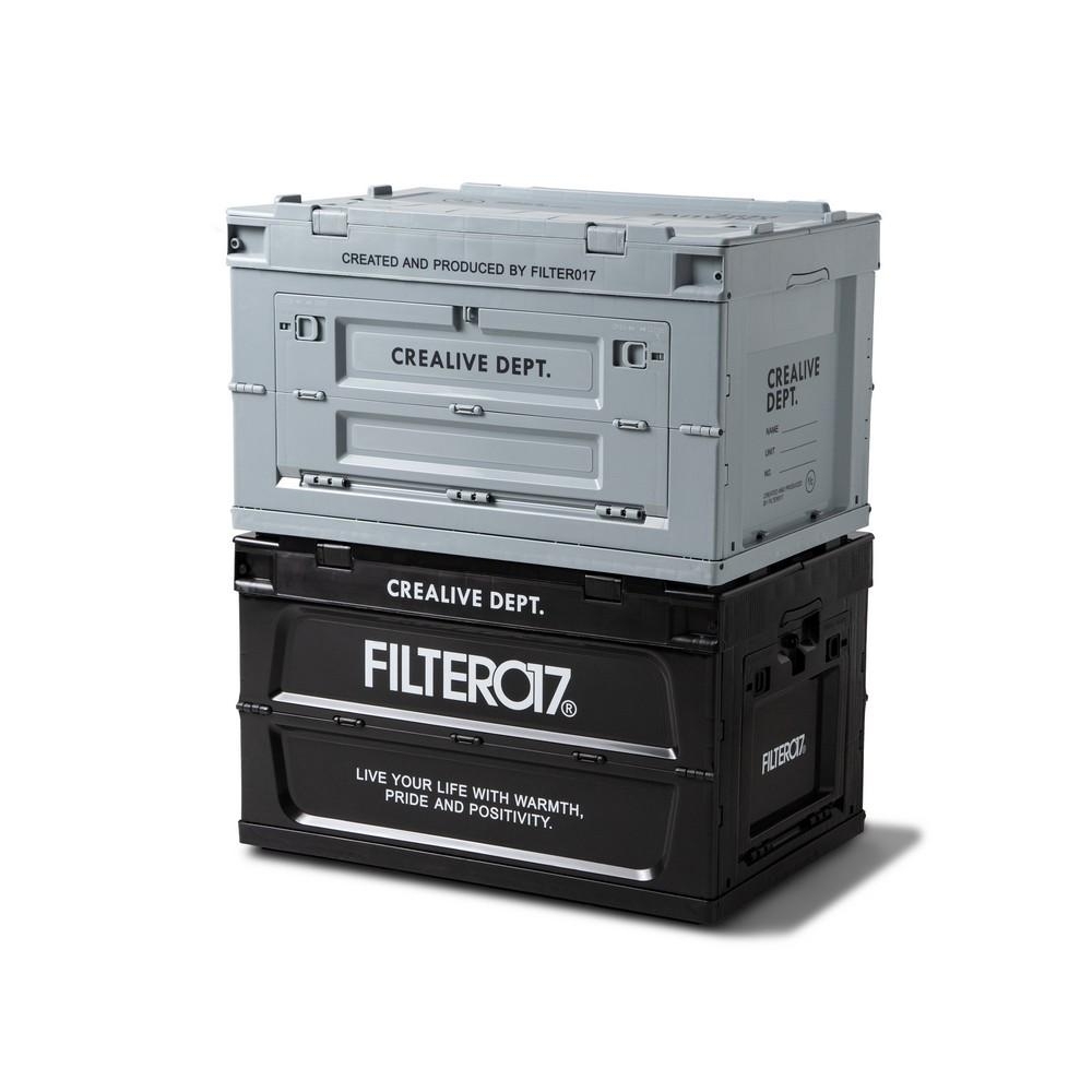 Filter017® Portable Folding Storage Container 65L雙側開摺疊收