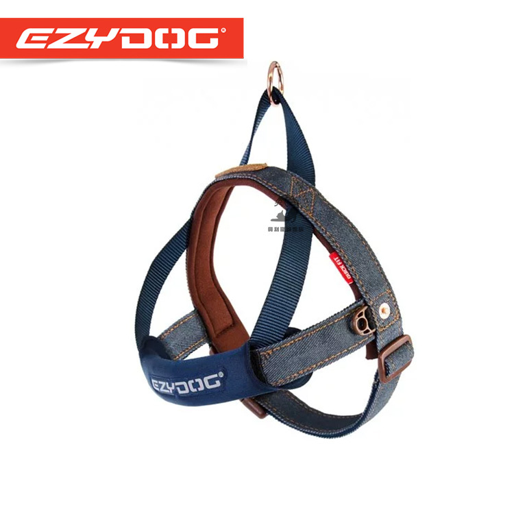 EZYDOG 快套式胸背帶 丹寧款 寵物背帶 狗狗背帶