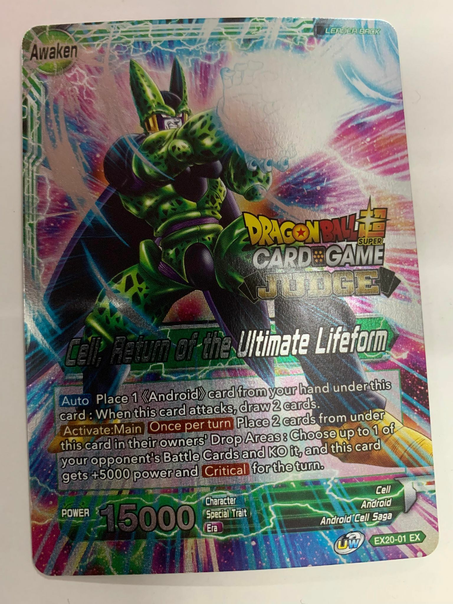 Cell // Cell, Return of the Ultimate Lifeform (Judge Pa