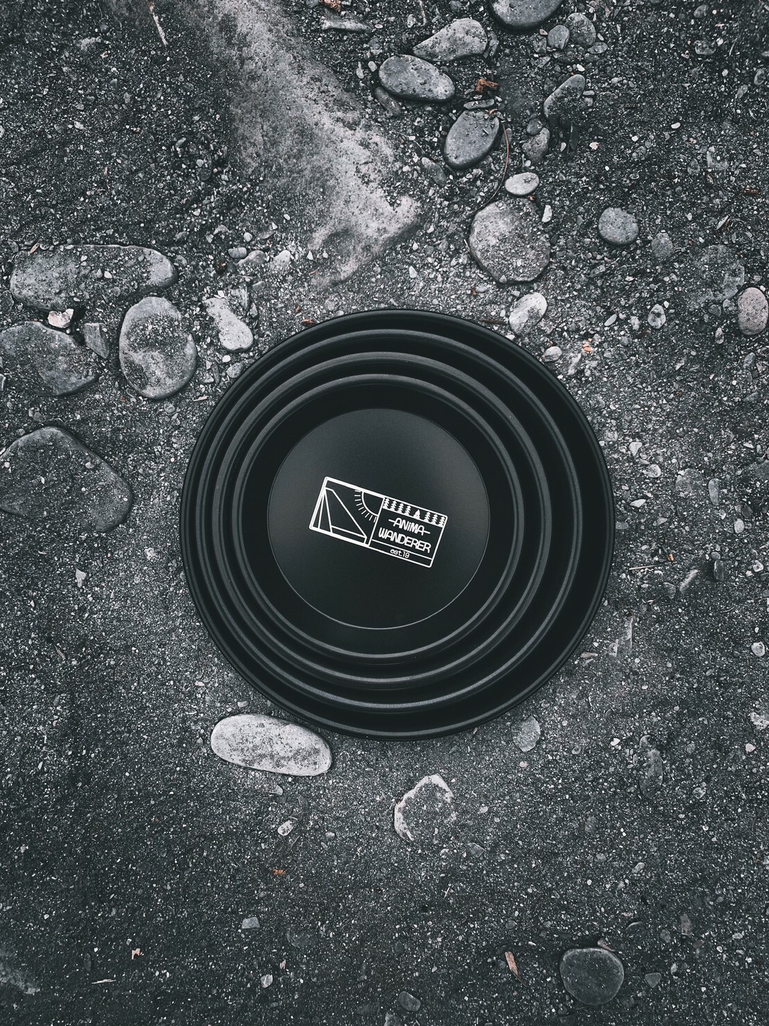 ANiMA WANDERER / BLN-19 Dinner Plate set(4) : BLK