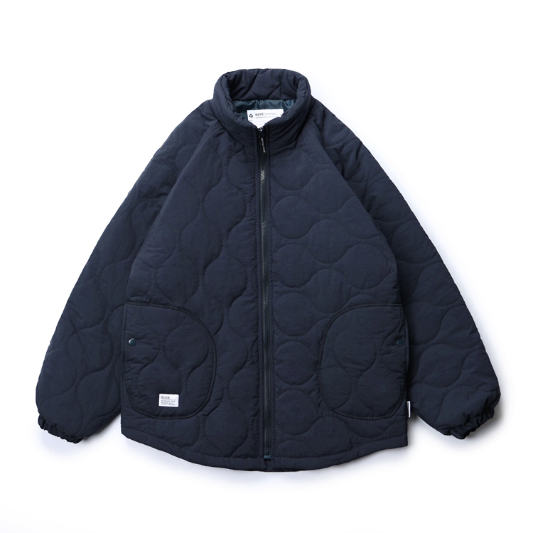 B-SIDE QUILTED SHIRT JACKET Blue