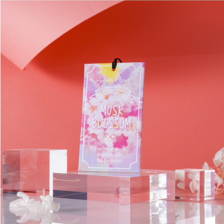 JOHN'S BLEND MUSK BLOSSOM AIR FRESHENER 麝香櫻花香薰片