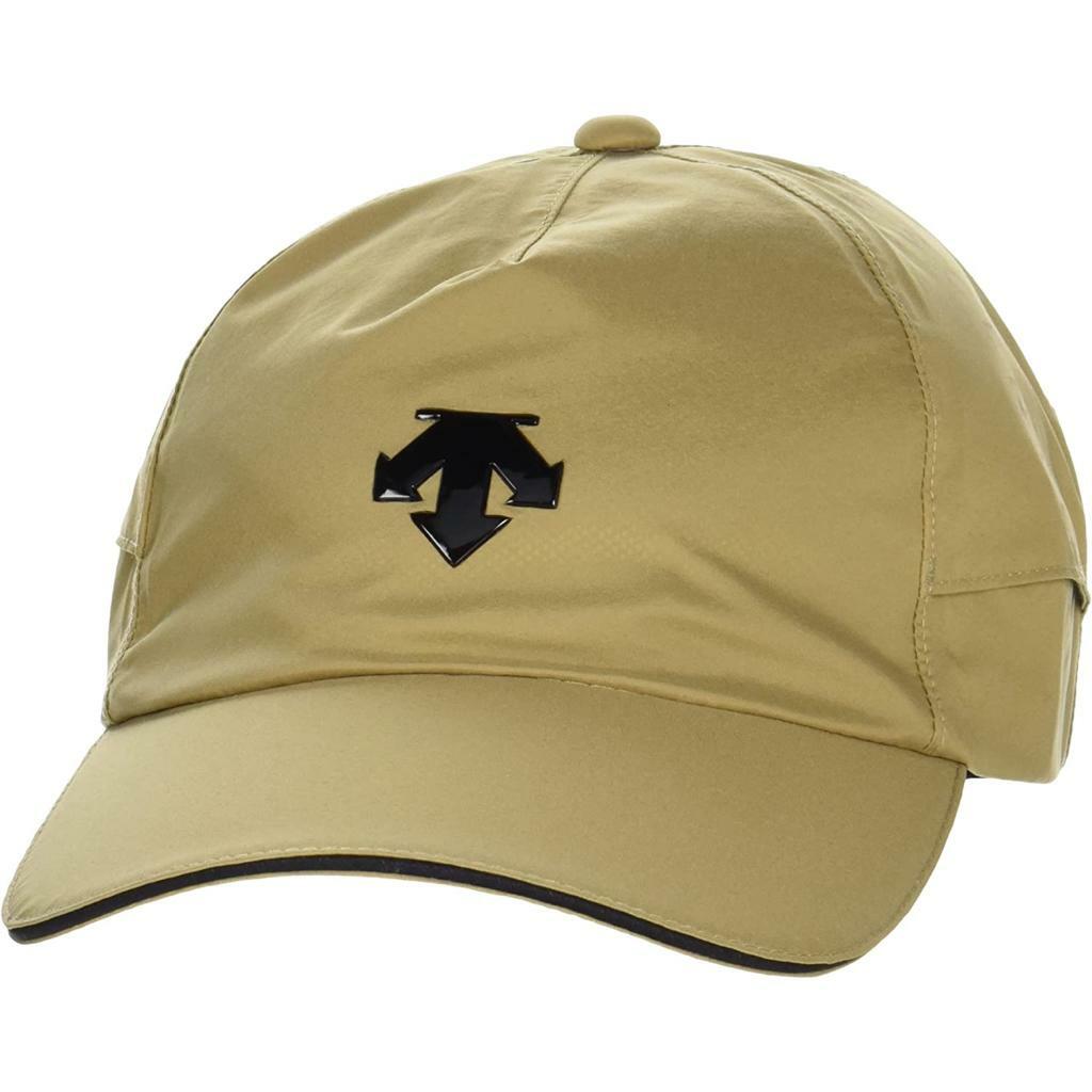 【💥日本直送】DESCENTE cap帽 鴨舌帽 帽子 防水 透氣 防風 卡其色