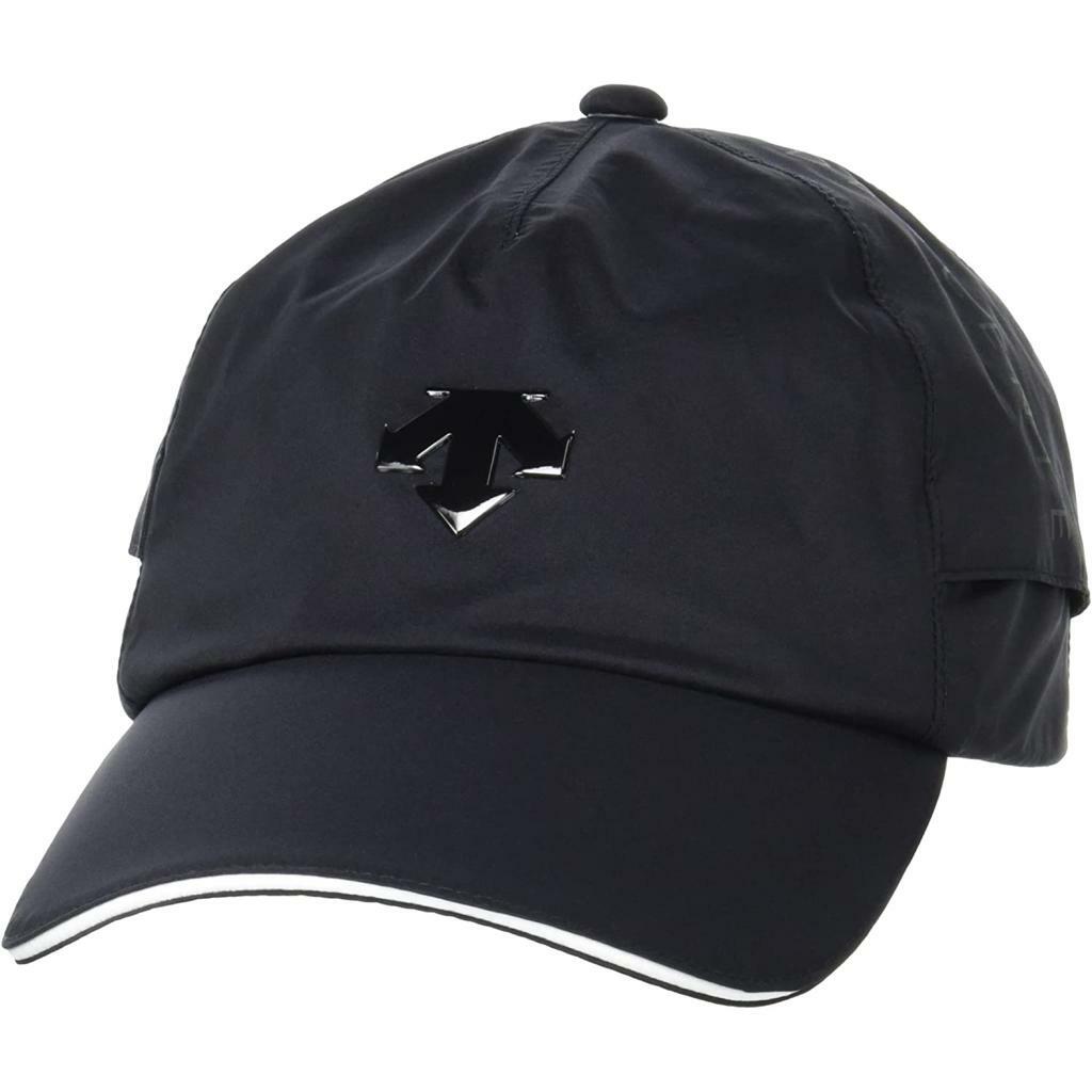 【💥日本直送】DESCENTE cap帽 鴨舌帽 帽子 防水 透氣 防風 黑色