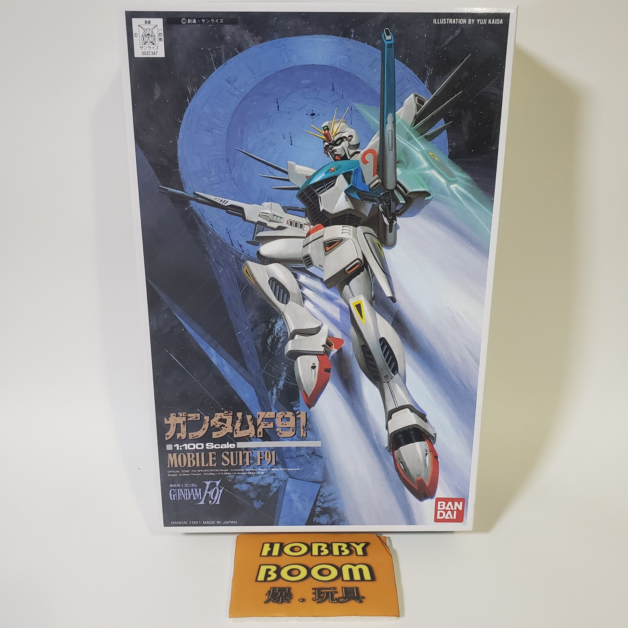 機動戰士高達 F91 Gundam F91 1/100 舊版組合模型