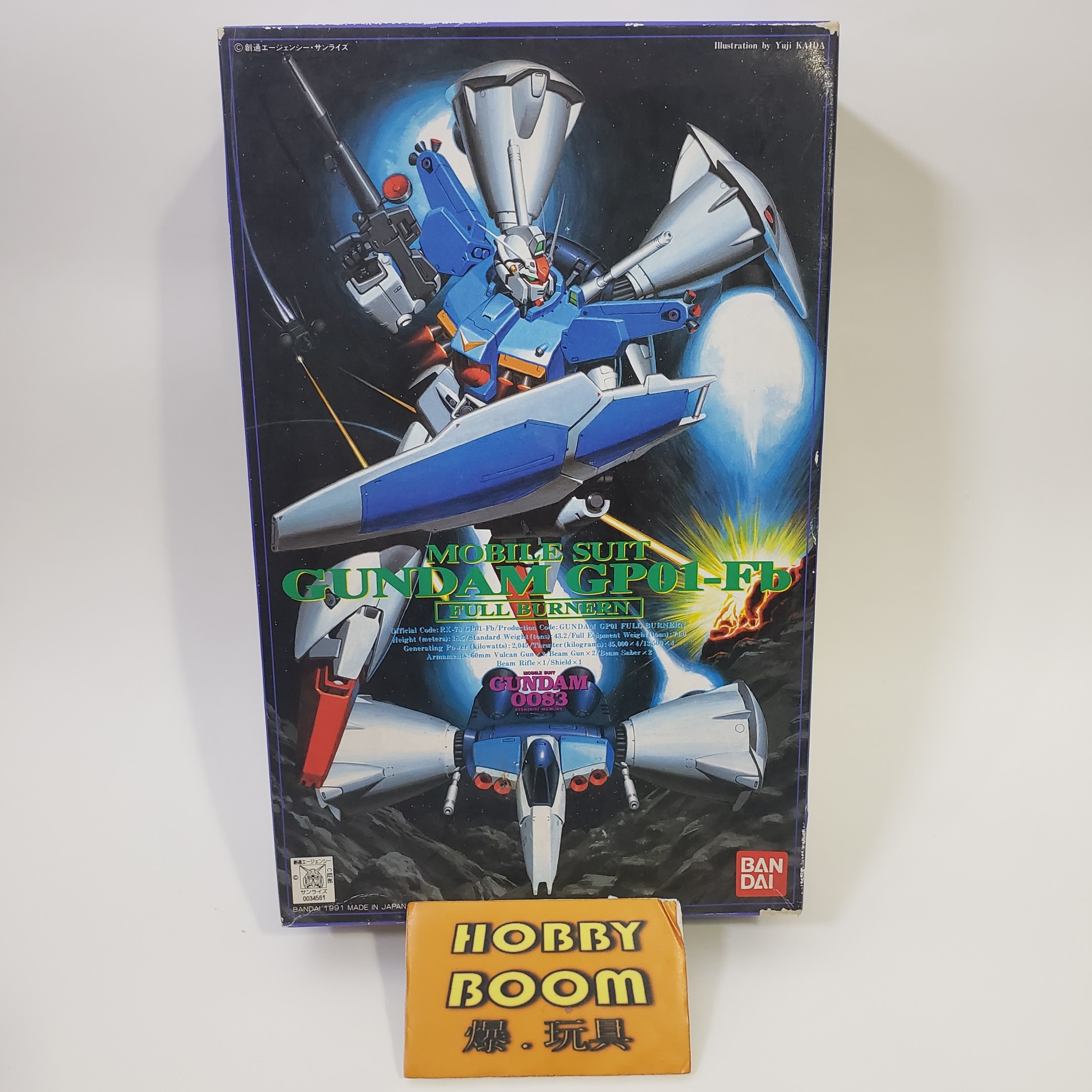 機動戰士高達 0083 星塵回憶錄 Gundam RX-78 GP01 Fb 舊版 1/144 組合模型 Ba