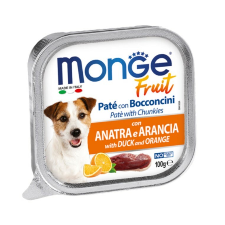Monge Fruits 狗餐盒 - 鴨肉香橙 100g