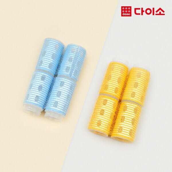 DAISO Heat Conduction Hair Roll 28mm [4PCS] 99955