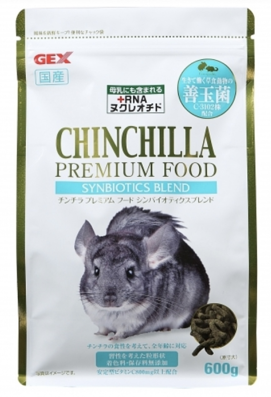 Gex 善玉菌龍貓糧 600g