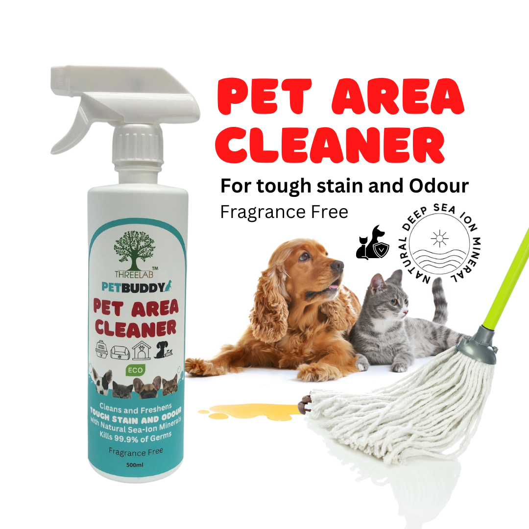 ThreeLab Pet Area Cleaner Cleans for Tough Stain & Odor