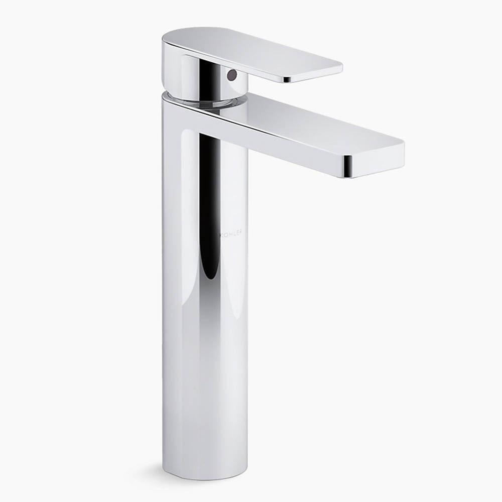 KOHLER Parallel加高臉盆龍頭-鉻色 K-23475T-4-CP