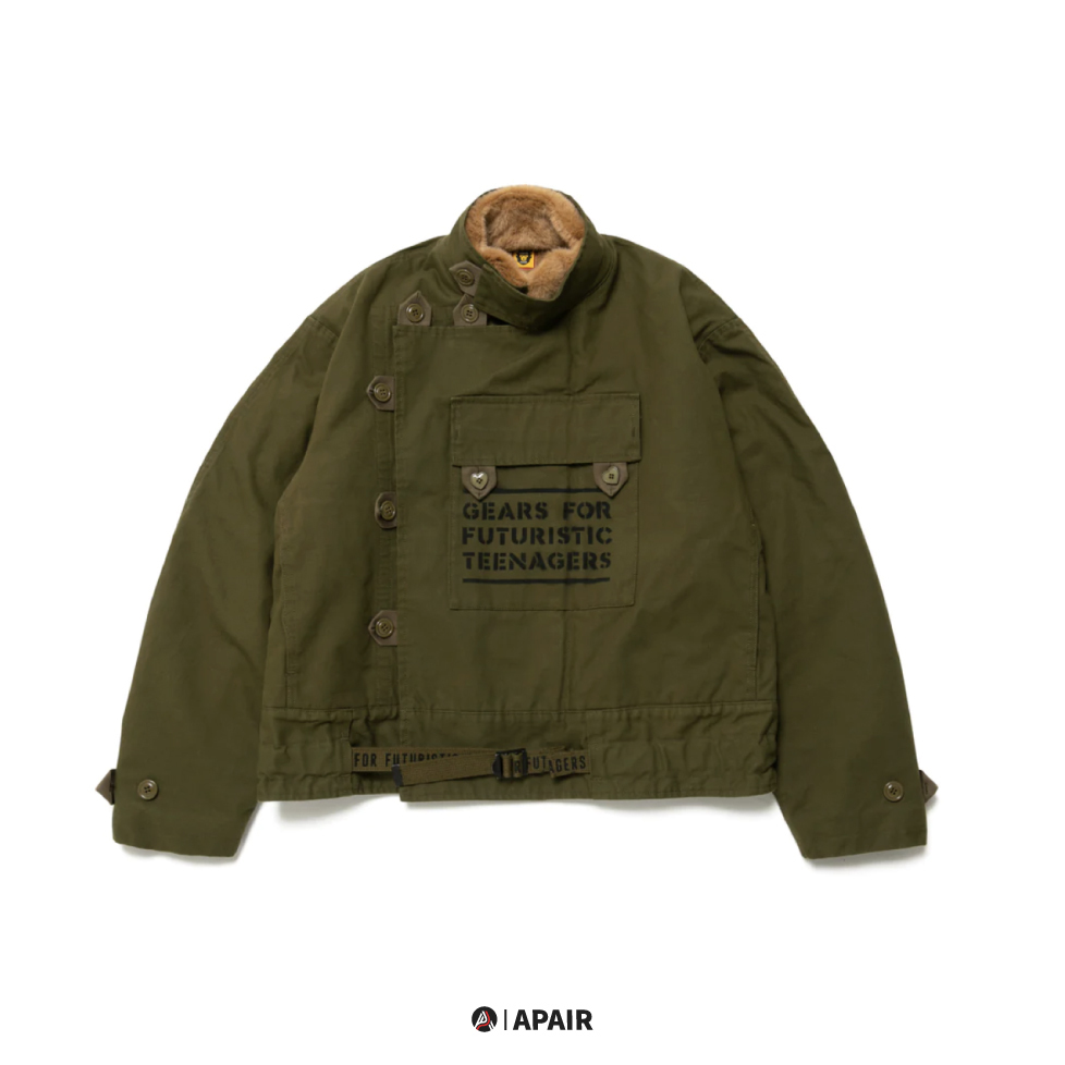 【APAIR】預購 HUMANMADEMILITARY MOTORCYCLE JACKET