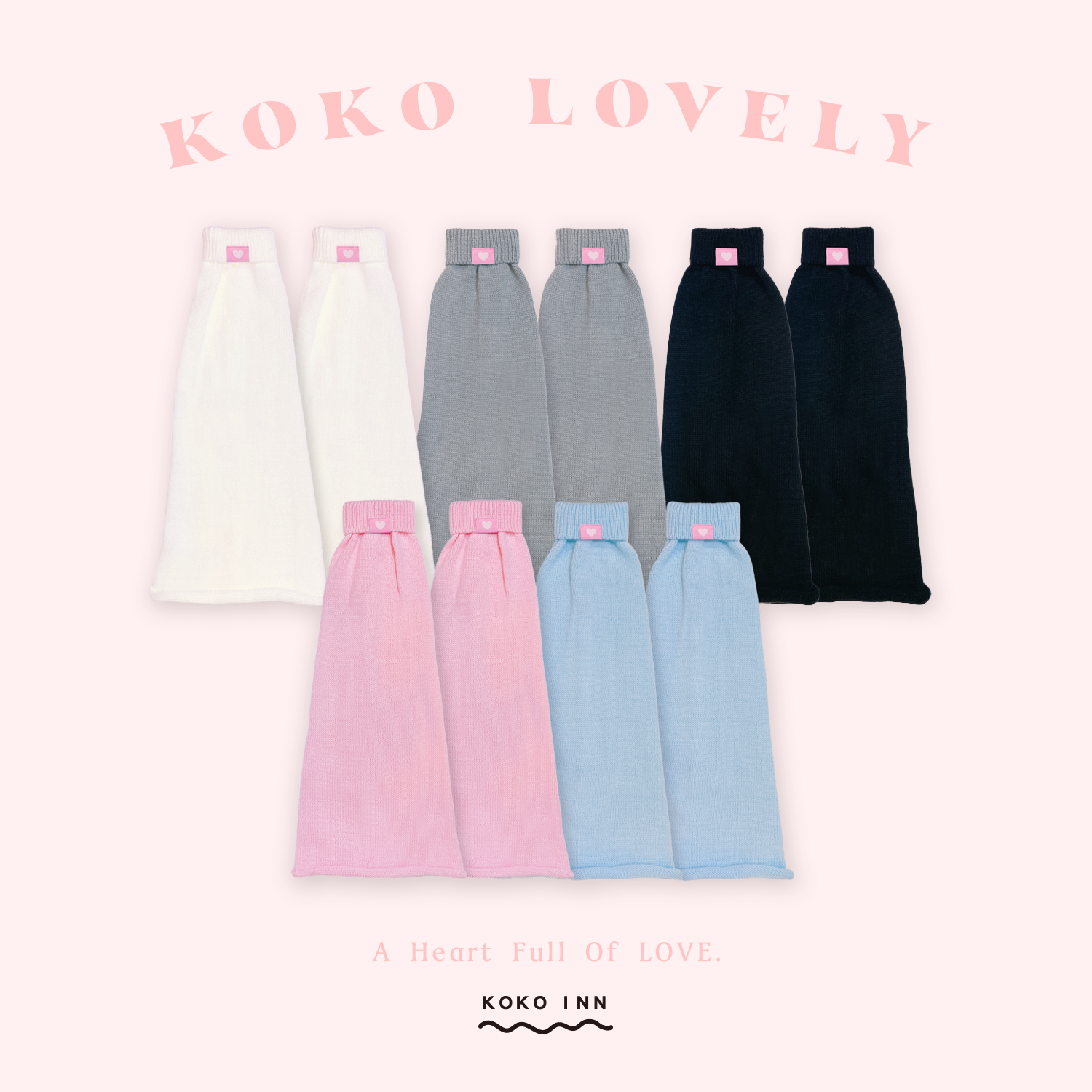 KOKO LOVELY 日系針織喇叭襪套