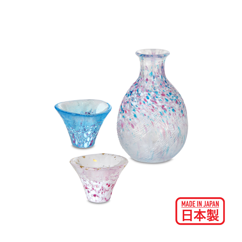 日本 TOYO-SASAKI GLASS 玻璃清酒套裝 -G642-M78