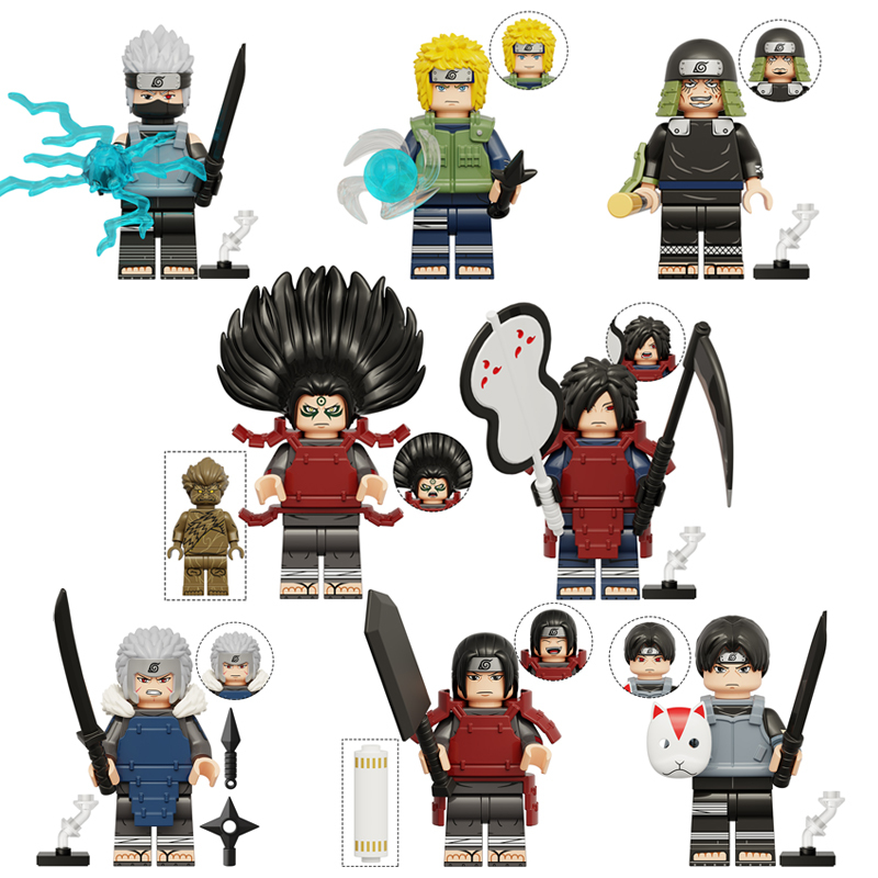 Naruto Custom Minifigures Set Fit Lego KDL814