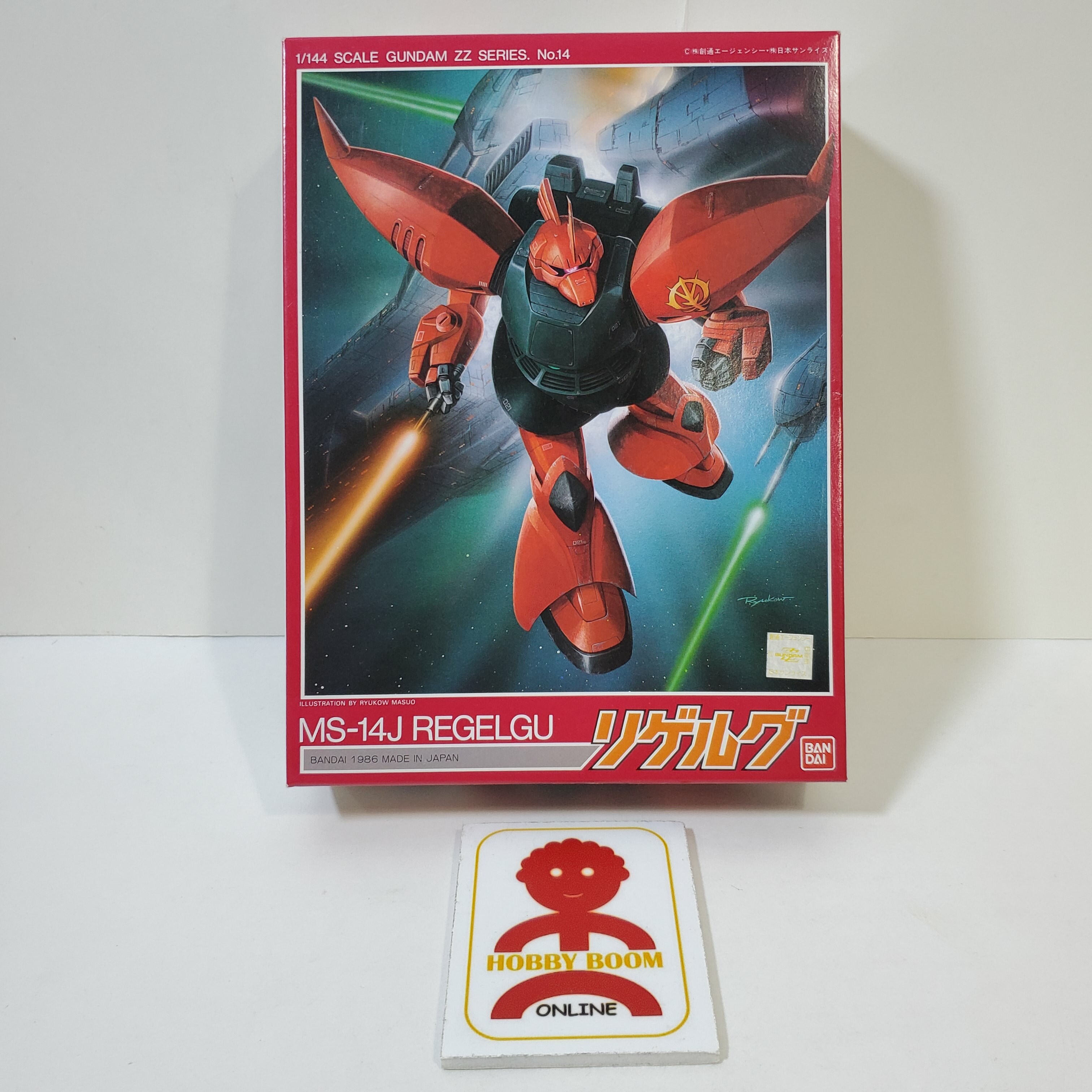 機動戰士 高達 ZZ Gundam ReGelg 紅勇士 改 格魯古古 MS-14J 1/144 舊版組合模型