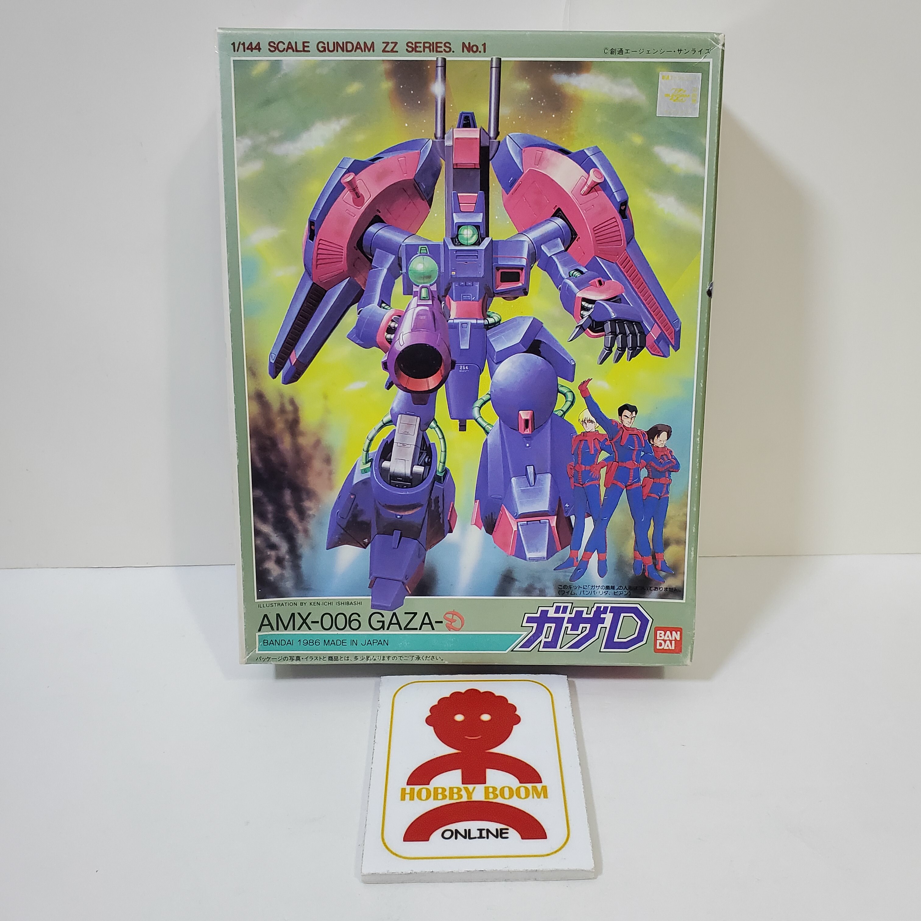 機動戰士 高達 ZZ Gundam Gaza-D 加撒D AMX- 1/144 舊版 組合模型 Zeta GU