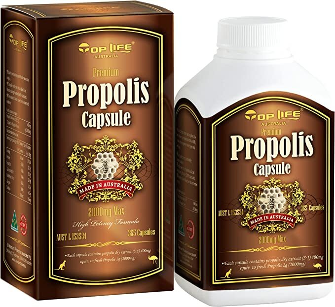 Toplife Propolis 蜂膠膠囊 2000mg Max x365 膠囊