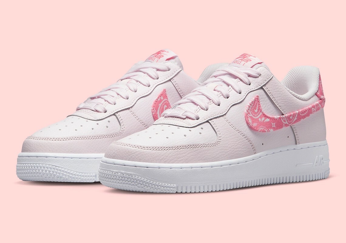 Nike Air Force 1 Low "Pink Paisley" 白粉 變形蟲 女款