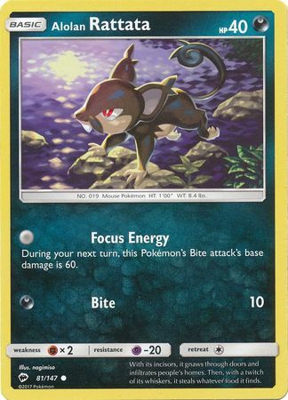 SM3 81/147 Alolan Rattata