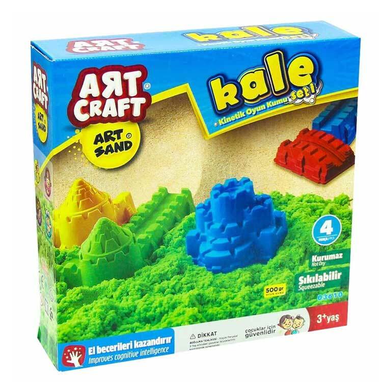 Dede Kinetic Sand - ART CRAFT 500G PLAY SAND SET (CASTL