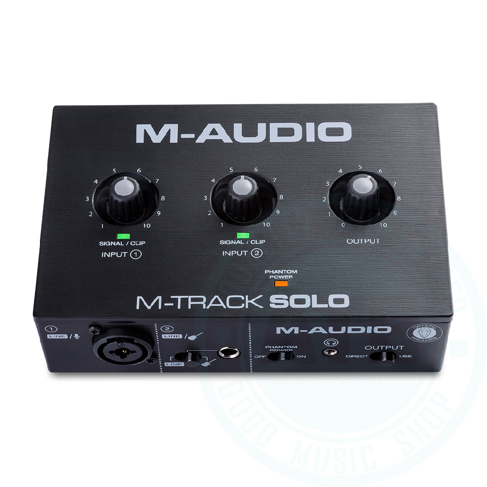 M-audio / M-Track Solo mk2 2in/2out USB錄音介面(iOS可用)