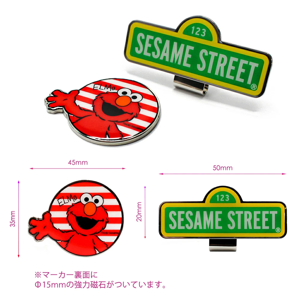 Sesame Street 芝麻街艾蒙 B款磁鐵球標 』