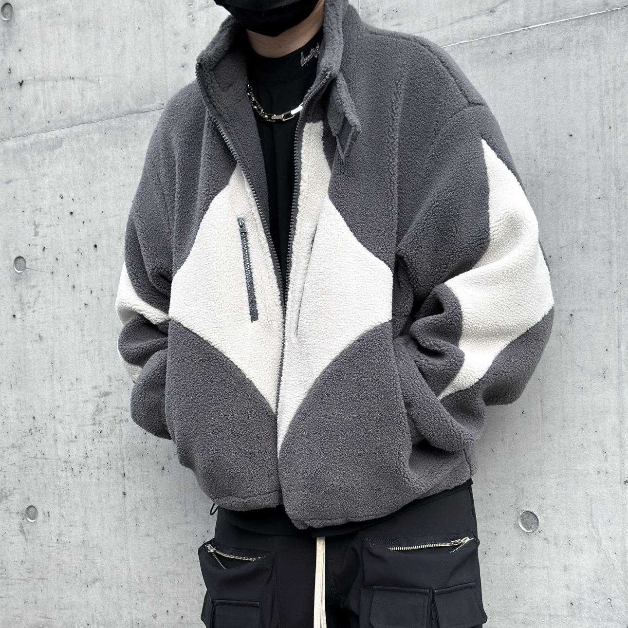 YADcrew R-Star Polar Fleece Zip Up Jacket