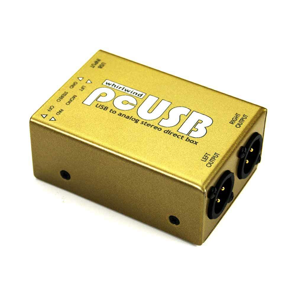 Whirlwind / pcUSB 雙軌被動式 USB用 DI-Box 原廠公司貨保固