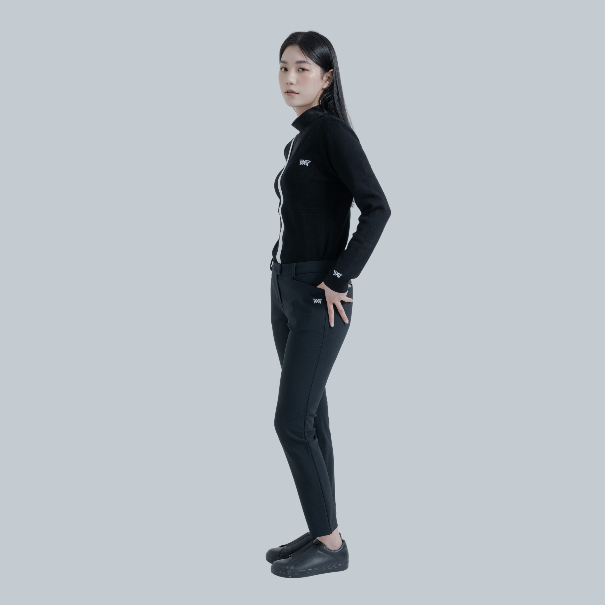 WMNS FA BASIC PERFORMANCE PANTS - BLACK