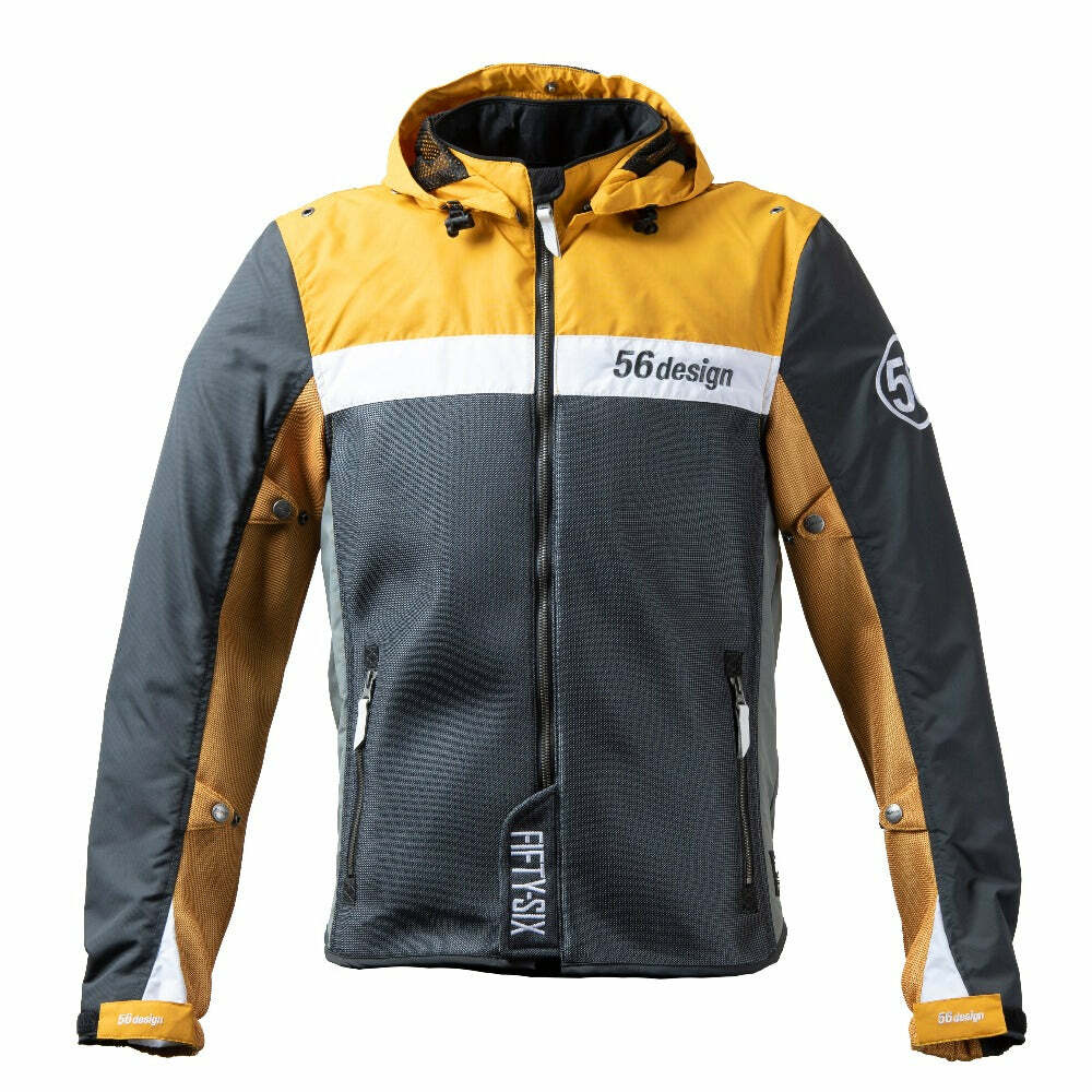 56DESIGN 春夏S-LINE半網眼透氣外套 S-LINE HALF MESH PARKA