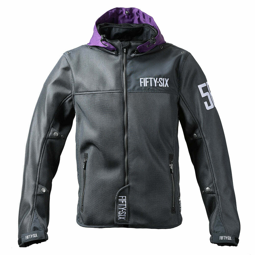 56DESIGN COLOR HOODIE MESH JACKET 艷色網眼透氣外套