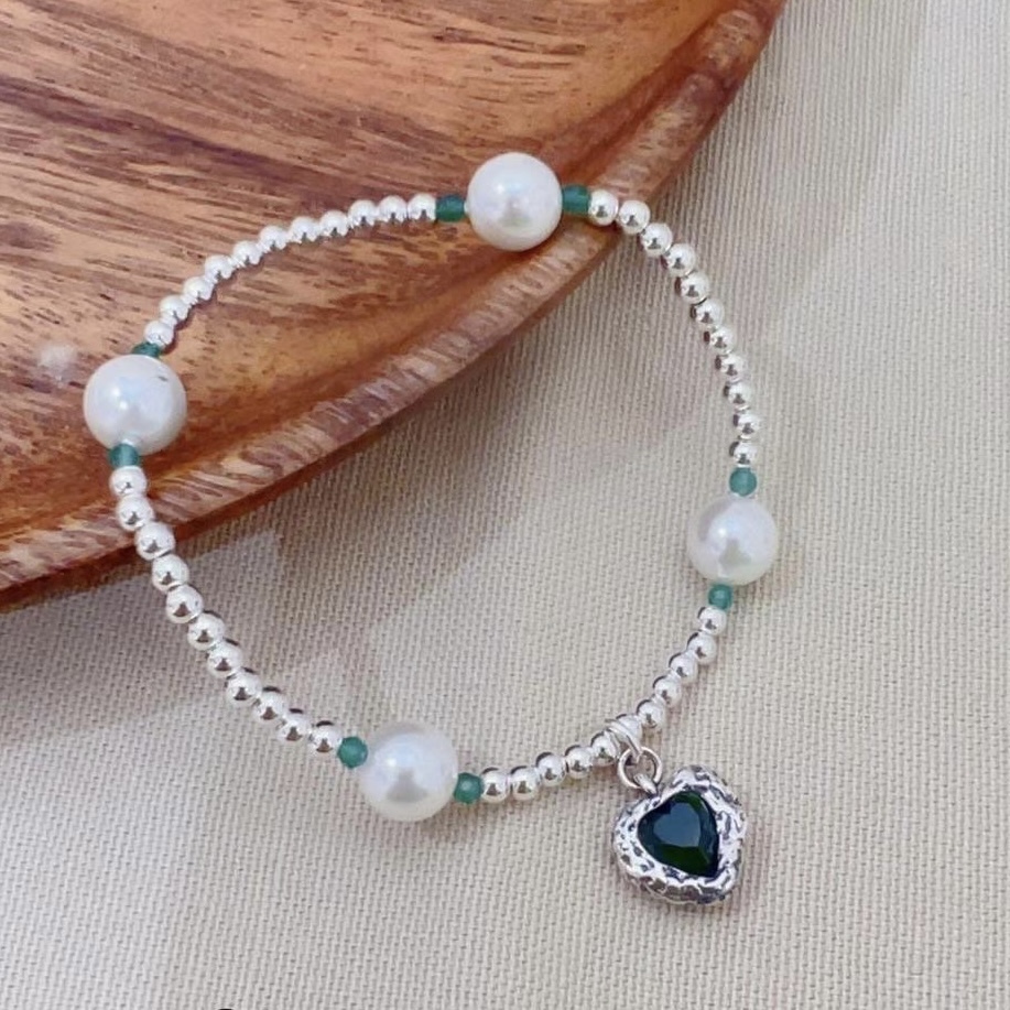 925 Silver Heart Bracelets