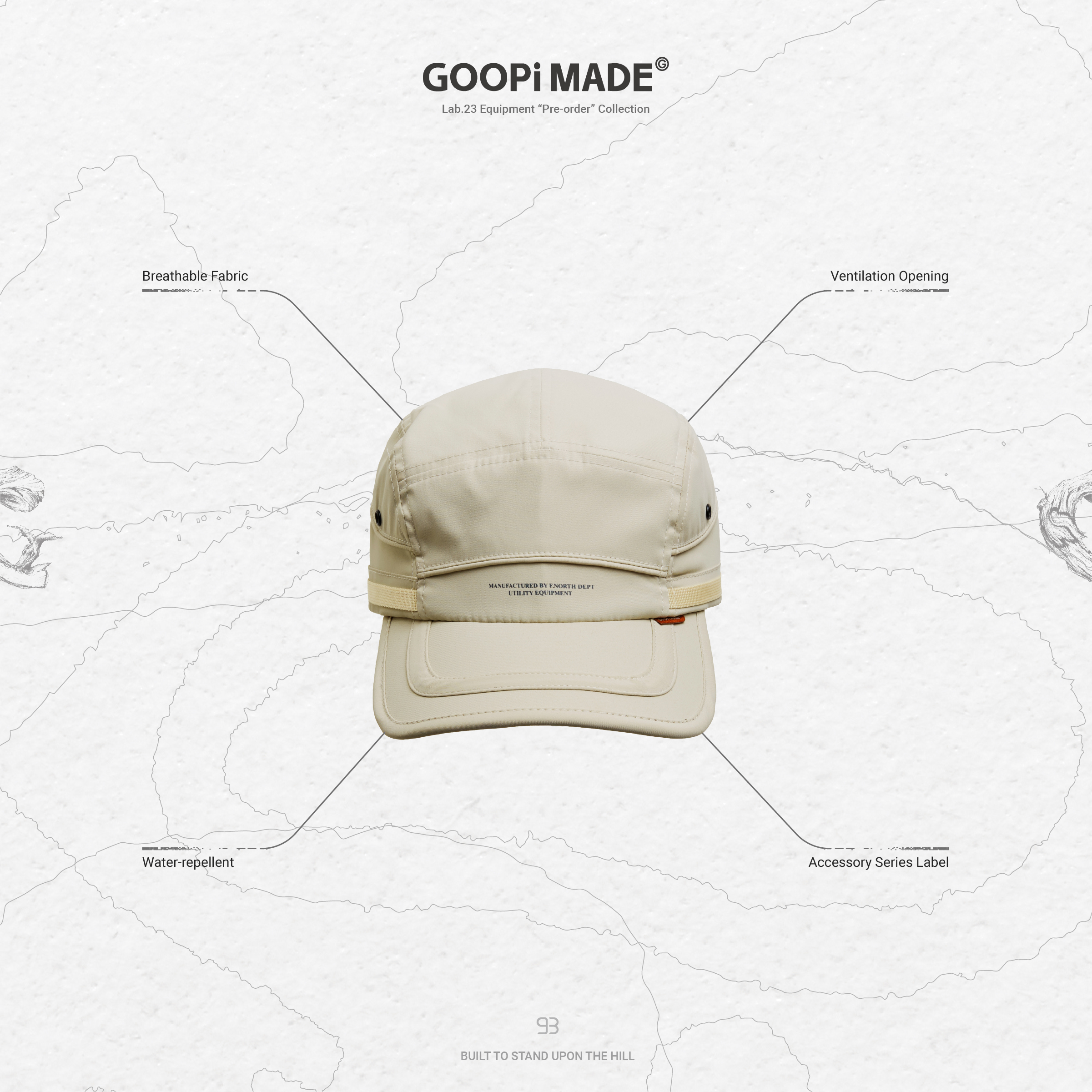 “C3L-MR” - Overloading G Logo Cap - Ivory