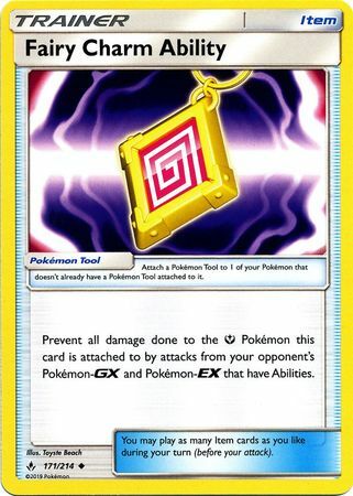 SM10 - 171/214 -Fairy Charm Ability Uncommon Reverse H