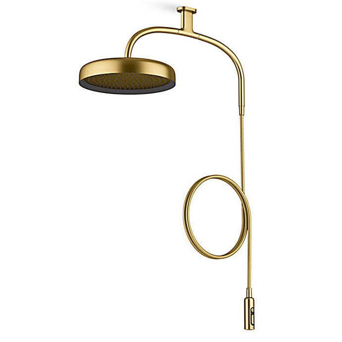 KOHLER Statement雙臂花灑淋浴組 摩登金K-26303T-2MB