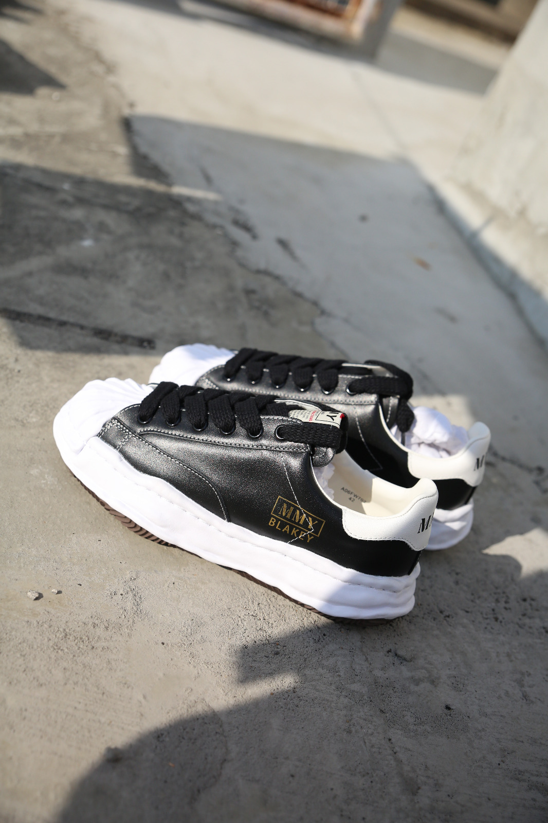 {現貨} MMY MAISON MIHARA YASUHIRO BLAKEY OG “Black Leathe